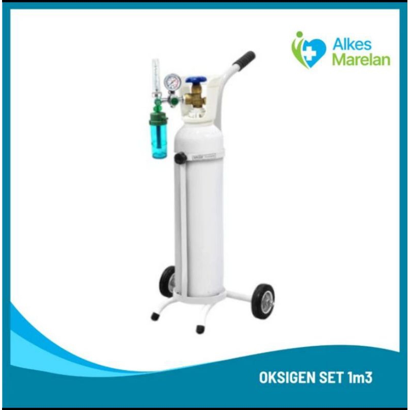 Jual Oksigen Set 1m3 / Tabung Oxygen Lengkap 1 m3 Siap Pakai | Shopee ...