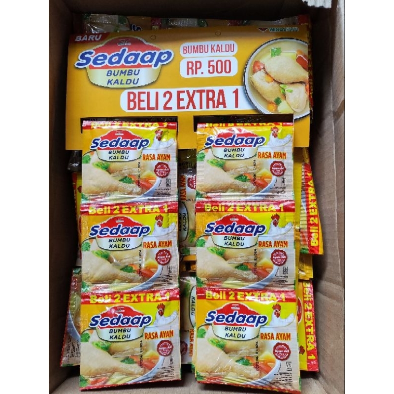 Jual Kaldu SEDAAP Bumbu Rasa Sapi dan Ayam(renceng) | Shopee Indonesia
