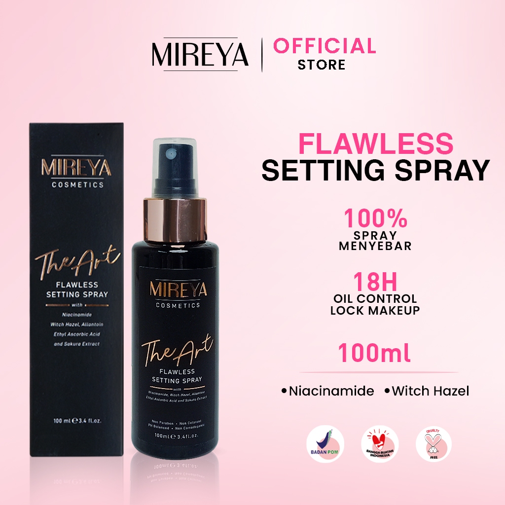 Jual Mireya The Art Flawless Setting Spray 100ml - Setting Spray Primer ...