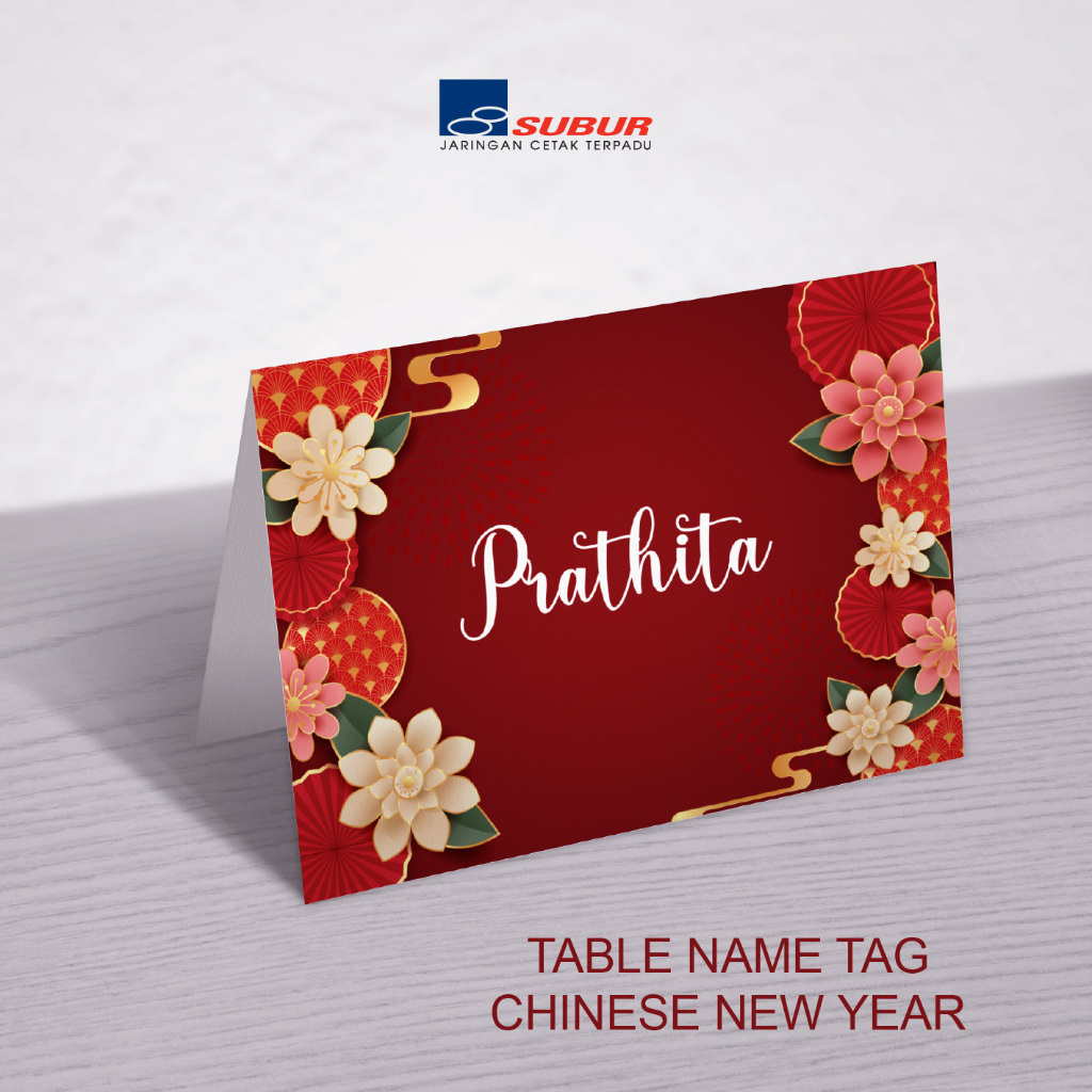 Jual Min. 8 pcs - Standing Name imlek Name Tentcard TableName chinesse ...