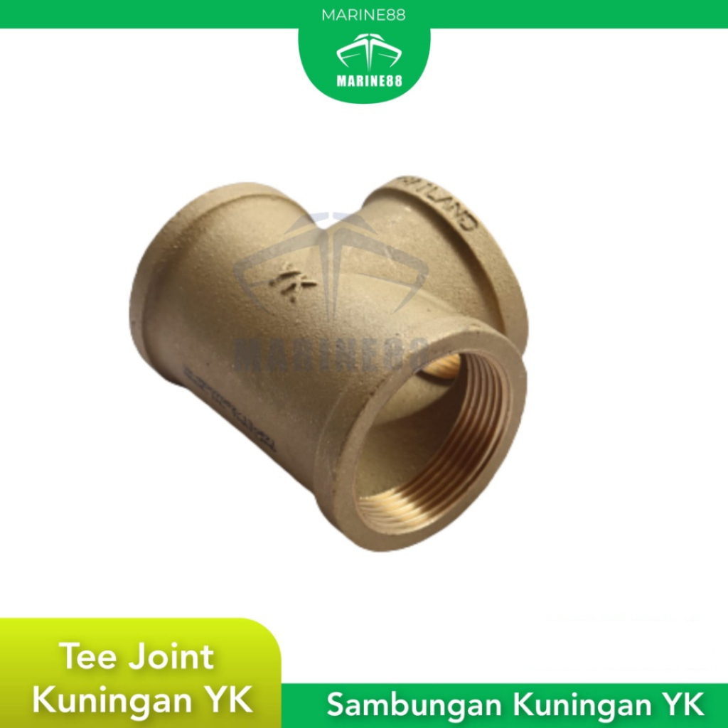 Jual TEE JOINT 1" / SAMBUNGAN KUNINGAN YK Thailand | Shopee Indonesia