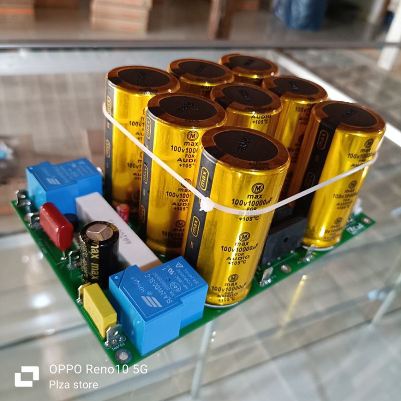 Jual Kit PSU 8 elco 100v 10000uf Max Gold komplit softstar+Tegangan ...