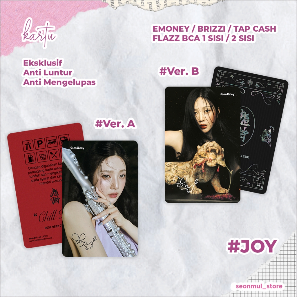 Jual EMONEY RED VELVET CHILL KILL / BRIZZI FLAZZ TAPCASH / RV CHILL ...