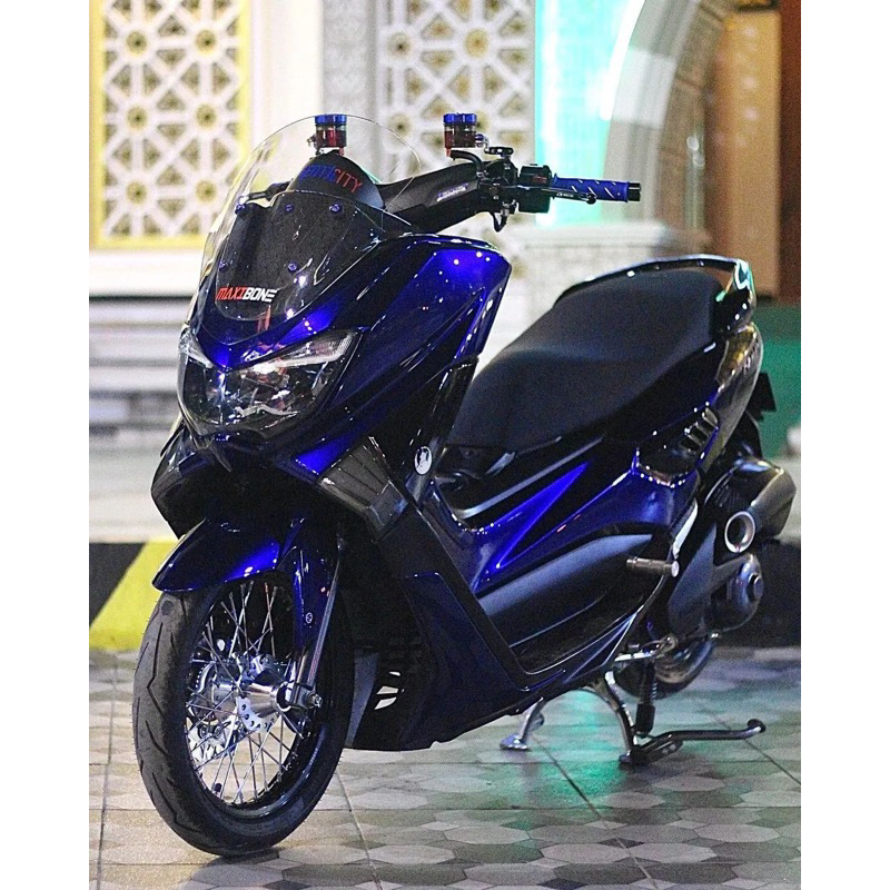 Jual sticker skotlet motor warna HITAM LEMBAYUNG / MOONLIGHT kualitas ...