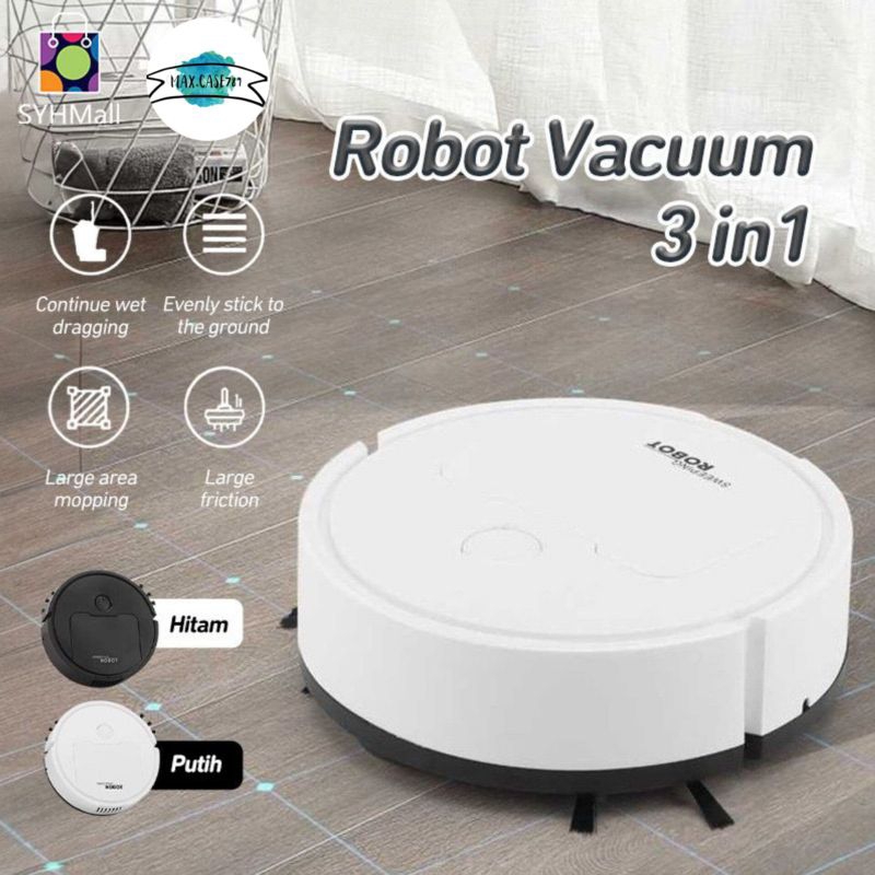Jual SMART SWEEPING ROBOT 3 IN 1 SAPU PENYEDOT DEBU PEL PEMBERSIH DEBU LANTAI ROBOT VACUUM ...