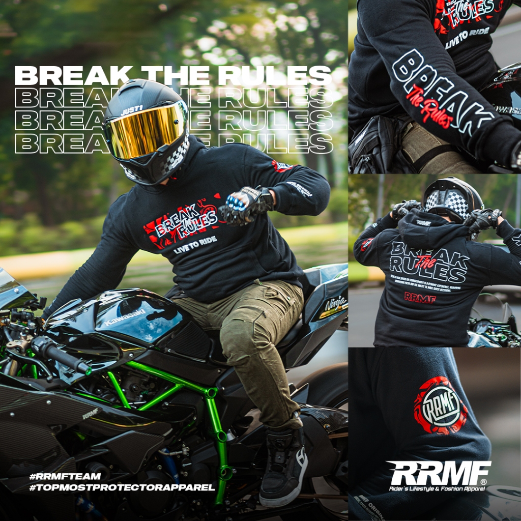 Jual RRMF Official Hoodie Break The Rules Original RRMF | Shopee Indonesia