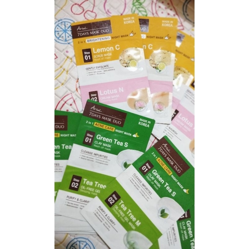 Jual Ariul 7 Days Mask Duo (Acne& Brightening) | Shopee Indonesia