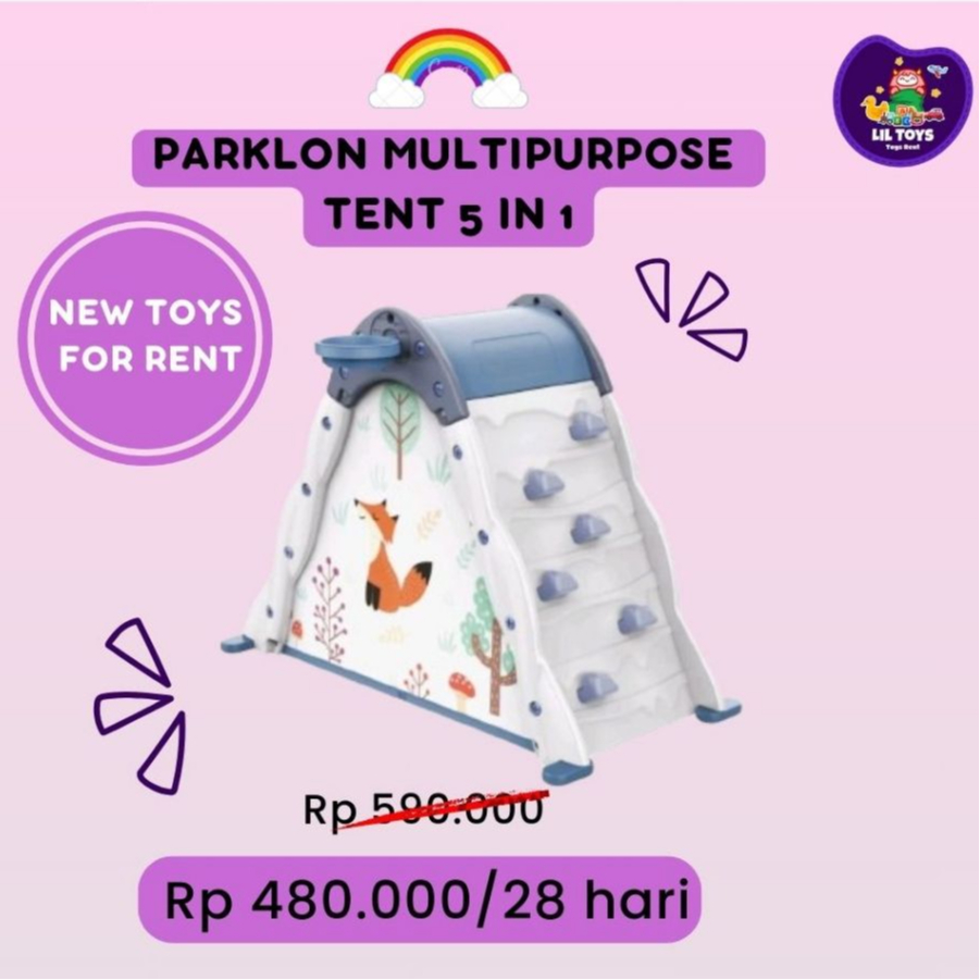 Jual SEWA MAINAN PANJAT TEBING ANAK (Parklon Multifunction Tent 5 in 1 ...
