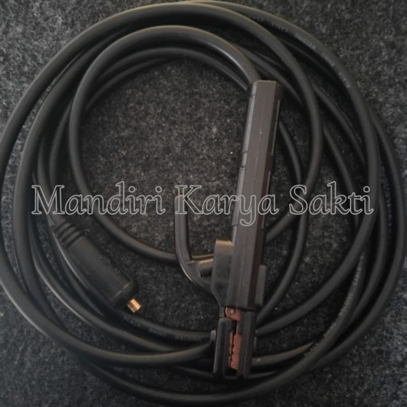 Jual kabel las set panjang 10 meter lengkap tang las 200 - 500A dan ...