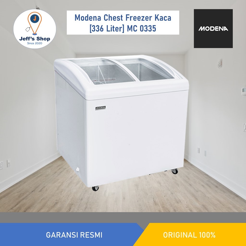 Jual Modena Chest Freezer / Freezer Box Kaca [336 Liter] MC 0335 ...