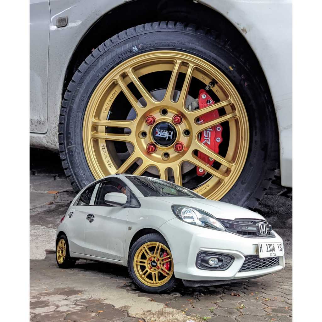 Jual Paket velg dan ban hsr boon r15 untuk mobil brio sigra calya etios vios datsun go sirion ...