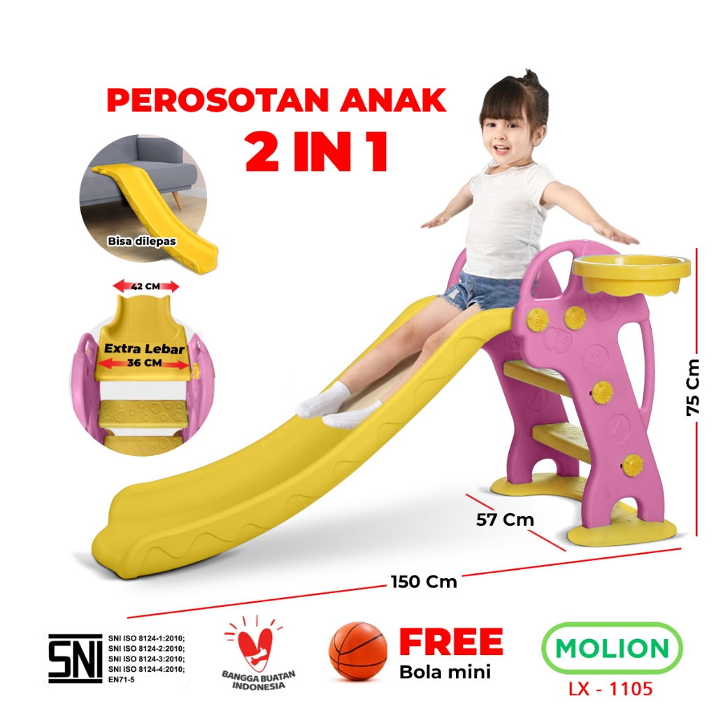 Jual Mainan SNI Perosotan Anak Mainan Seluncuran Prosotan Kuda Kudaan ...