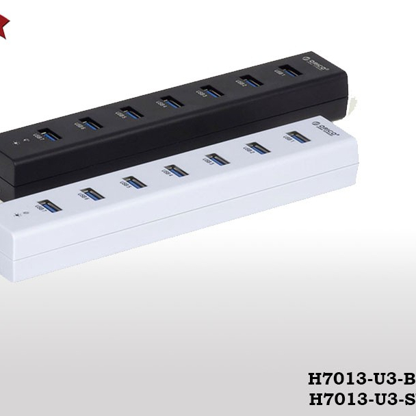 Jual ORICO H7013-U3 7-Port Portable USB 3.0 HUB | Shopee Indonesia