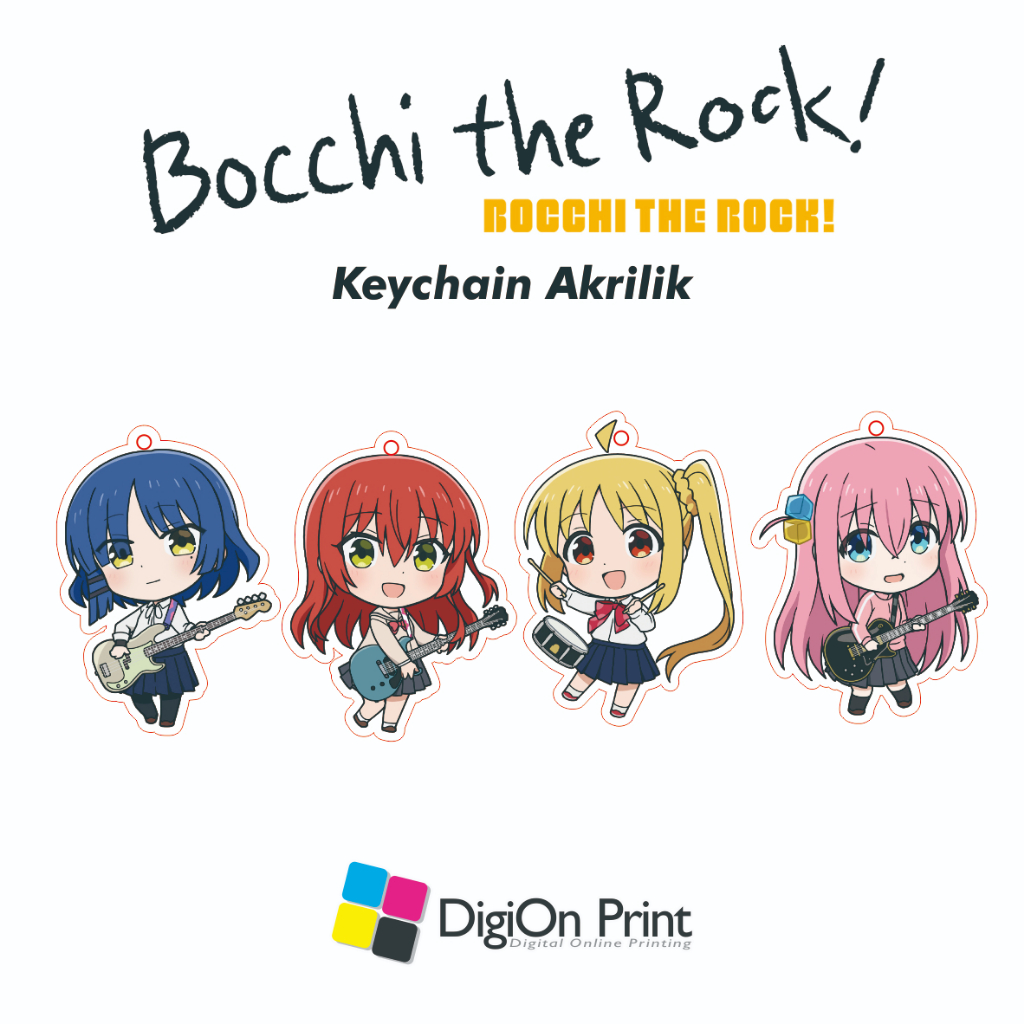 Jual Gantungan Kunci Akrilik Anime Bocchi The Rock Keychain Gift ...