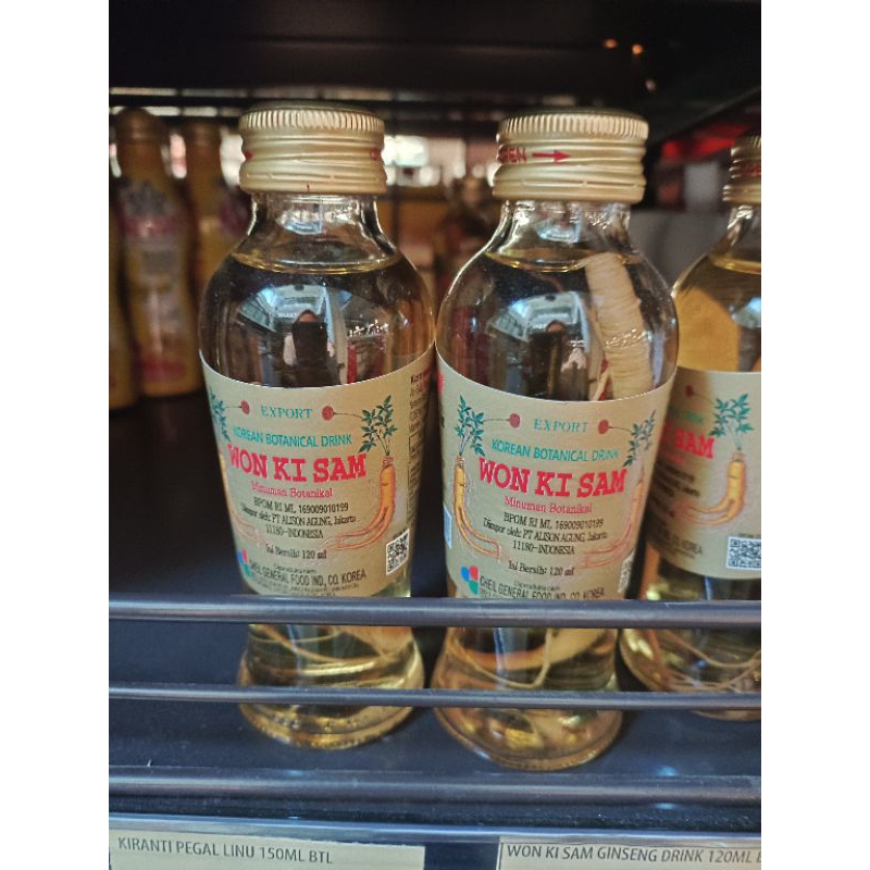 Jual won ki sam ginseng drink 120ml btl | Shopee Indonesia