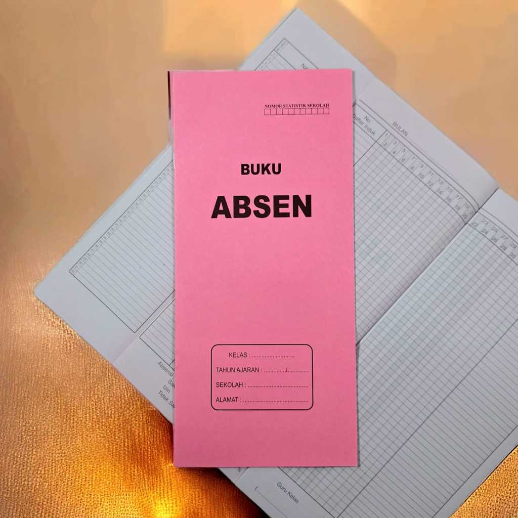 Jual Buku Absen - Catatan Absensi Siswa Polos | Shopee Indonesia