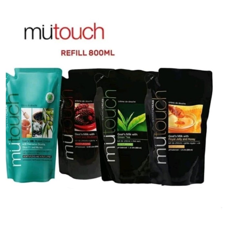 Jual MUTOUCH Goat’s Milk Sower Cream Refill 800 ml | Shopee Indonesia