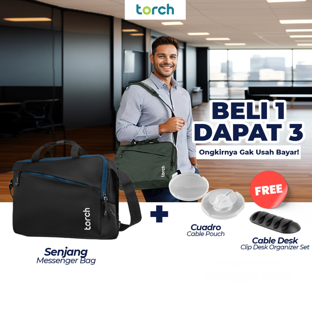Jual TORCH Tas Selempang Senjang Laptop Max.15 Inch | Shopee Indonesia