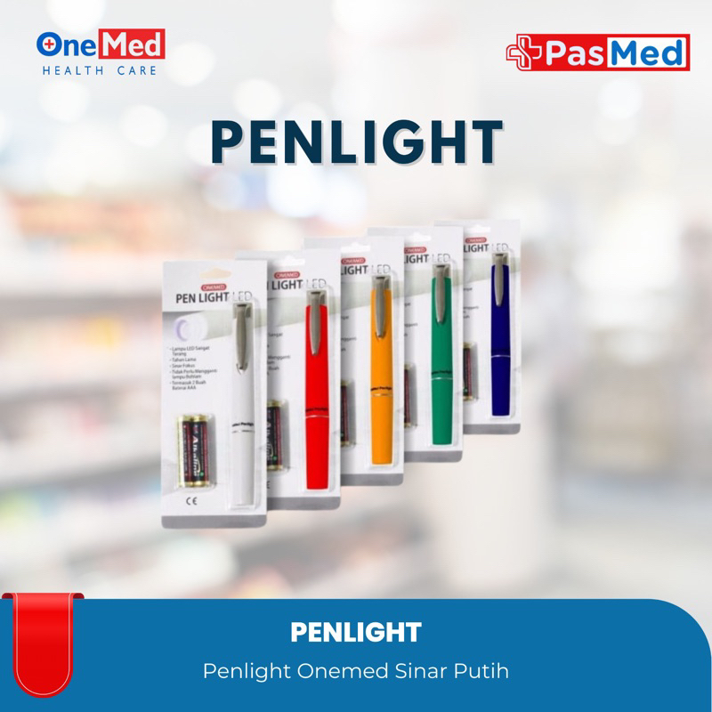 Jual ONEMED - Penlight LED ONEMED (Pena Senter Warna Putih) | PASMED ...