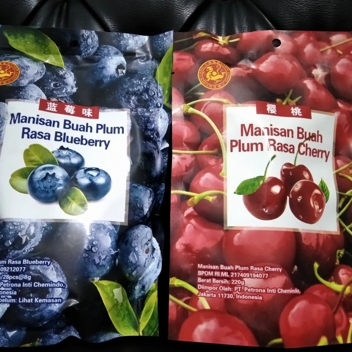 Jual [ HALAL ] MANISAN BUAH PLUM CHERRY & BLUEBERRY | Shopee Indonesia