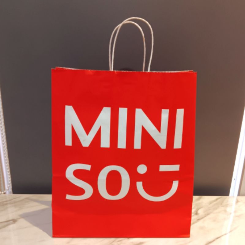 Jual PAPERBAG MINISO | Shopee Indonesia