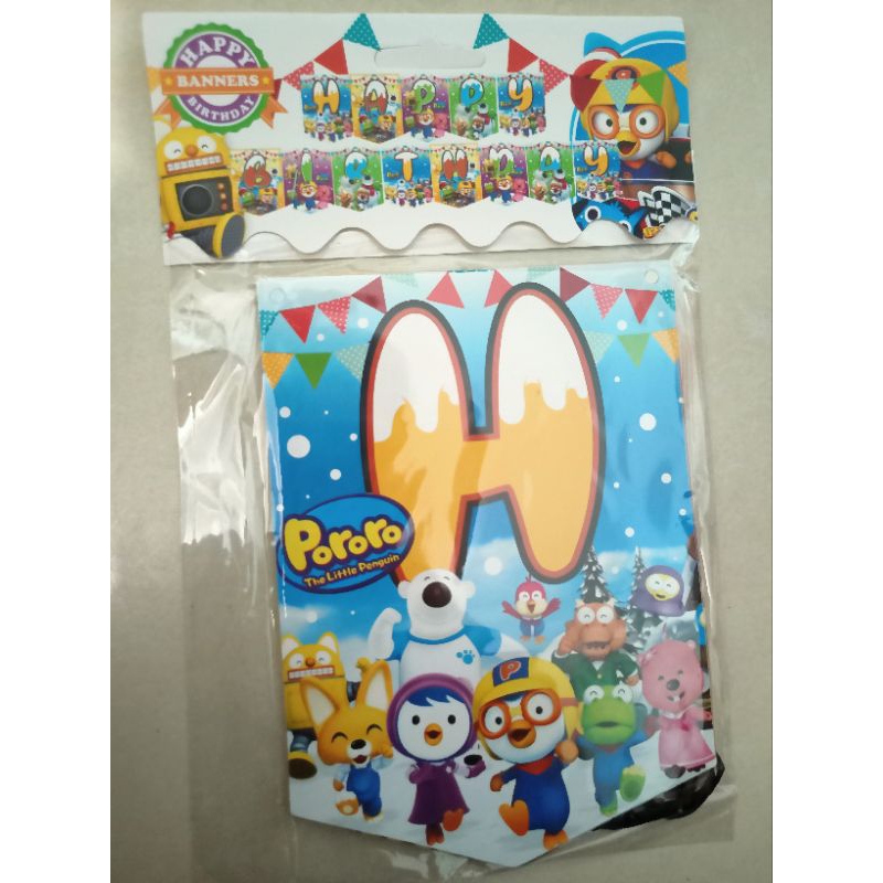 Jual Banner Happy Birthday karakter Pororo | Shopee Indonesia