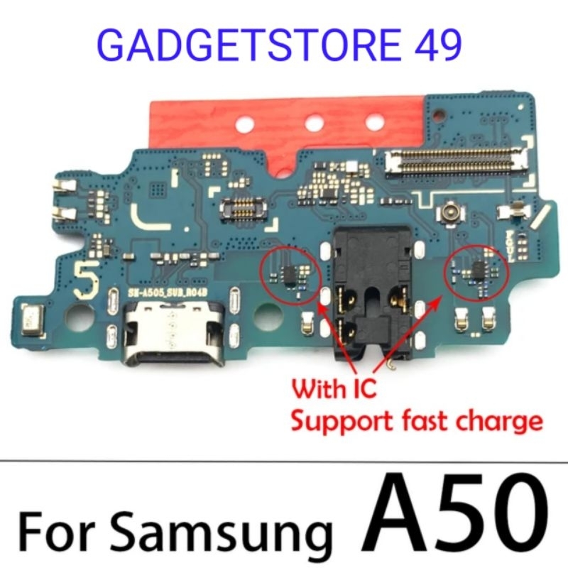 Jual PAPAN KONEKTOR CAS SAMSUNG A50 A505F ORI + IC | Shopee Indonesia
