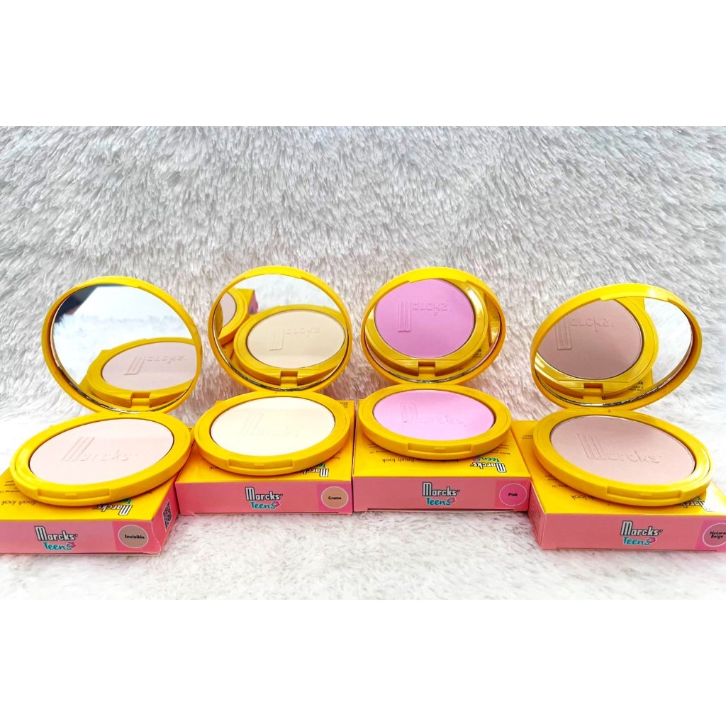 Jual Marcks Teens Compact Powder 12gr Bedak Padat | Shopee Indonesia