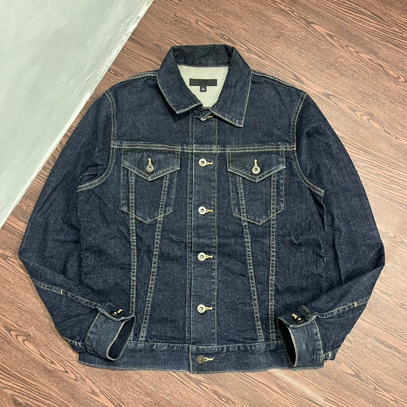 Jual UNIQLO TYPE III INDIGO DENIM JACKET | Shopee Indonesia
