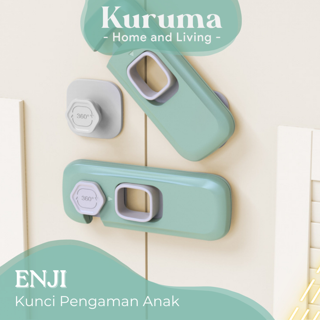 Jual KURUMA ENJI Baby Safety Cabinet Minimalis Kunci Bayi Lemari Mudah ...