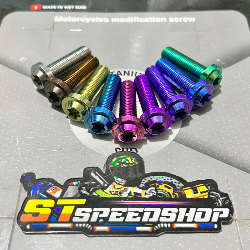 Jual Baut Titanium M 10 x 35 Drat 14 x 35 Big Head | Shopee Indonesia