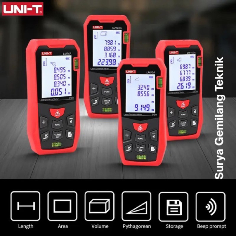 Jual Laser Distance Meter UNI-T LM100A Rangefinder Measurer UNIT UNI T 100m | Shopee Indonesia