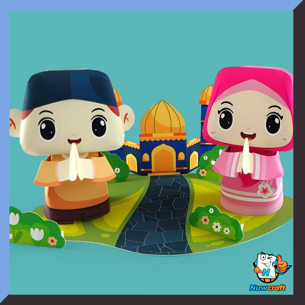 Jual Nuwcraft muslim dan muslimah papercraft | Shopee Indonesia