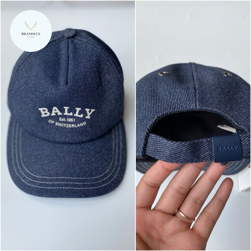 Jual Bally cap denim baseball with tag | Shopee Indonesia