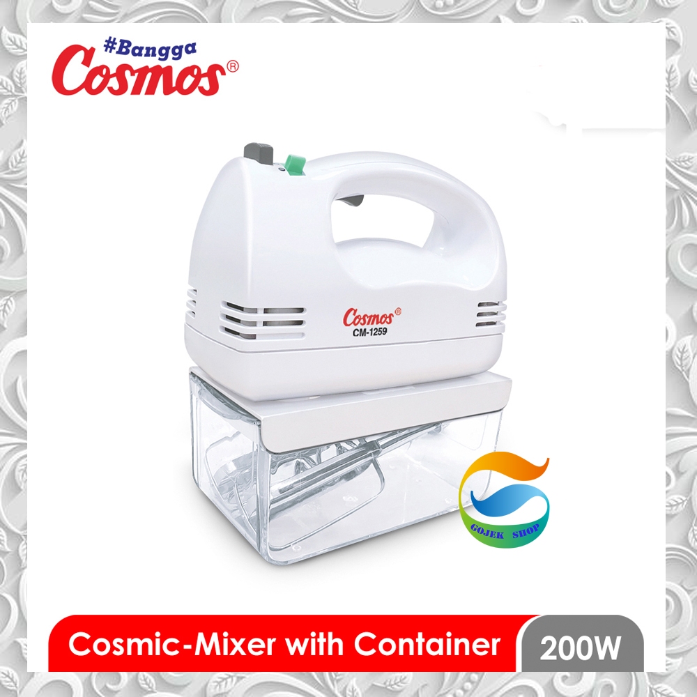 Jual Cosmos Hand Mixer CM1259 COSMIC 5 Speed Turbo | Shopee Indonesia