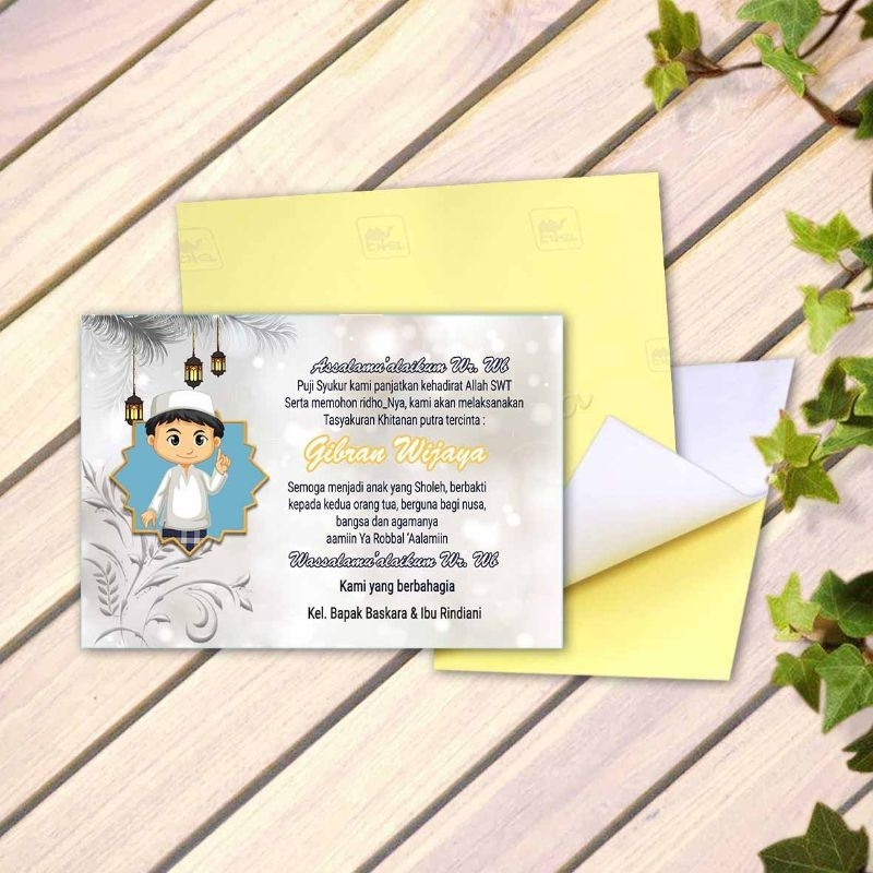 Jual Sticker Khitanan Stiker Nasi Kotak Khitanan Cetak stiker nasi ...