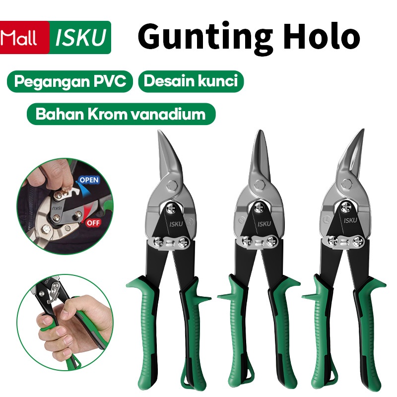 Jual ISKU Gunting Baja Ringan Serbaguna 10 Inch Panjang 255mm/Gunting ...