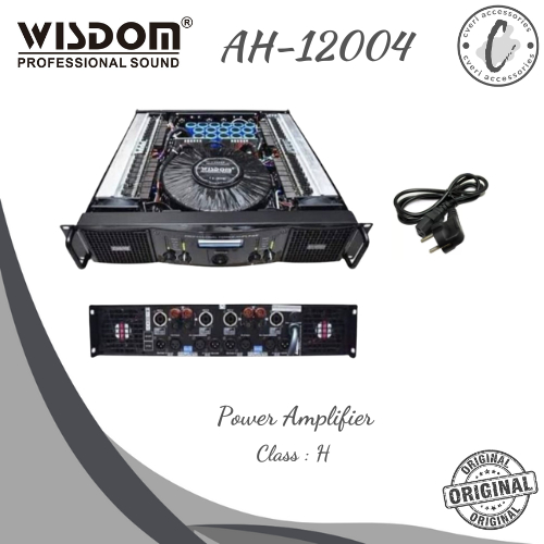 Jual Wisdom AH12004 Power Amplifier Original Power Ampli Wisdom AH ...