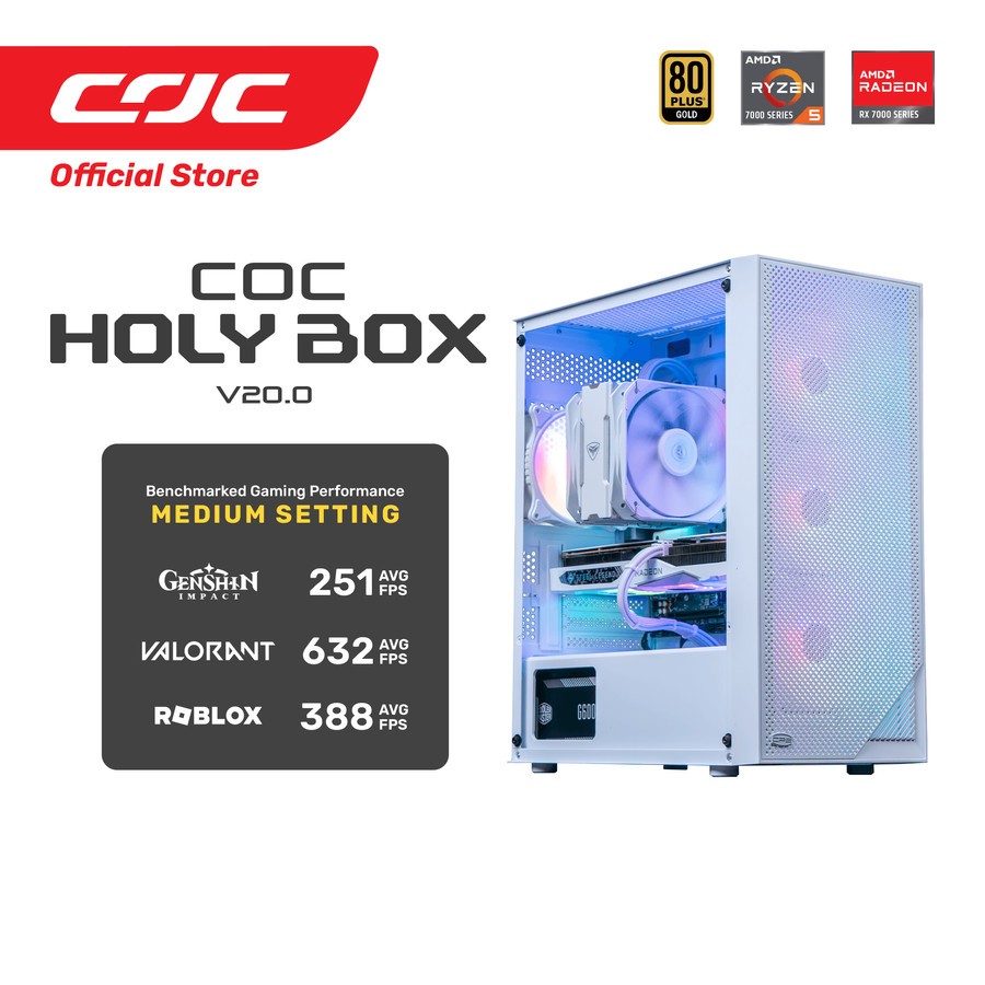 Jual COC HOLY BOX V20.0 - Paket PC Rakitan AMD White | Shopee Indonesia