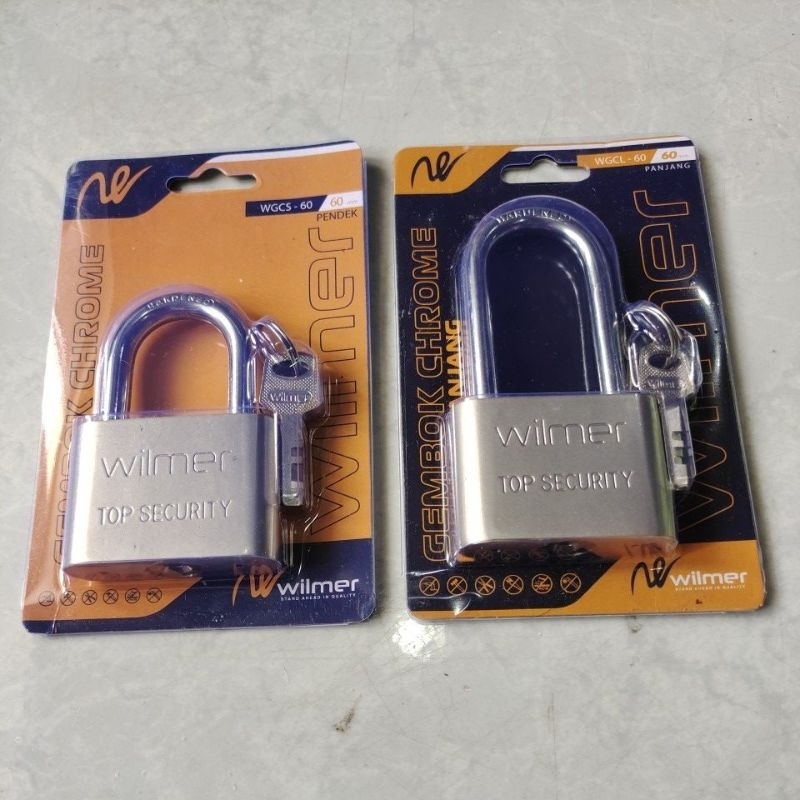 Jual WILMER Gembok 60mm SATIN / Gembok WILMER 60MM SATIN | Shopee Indonesia