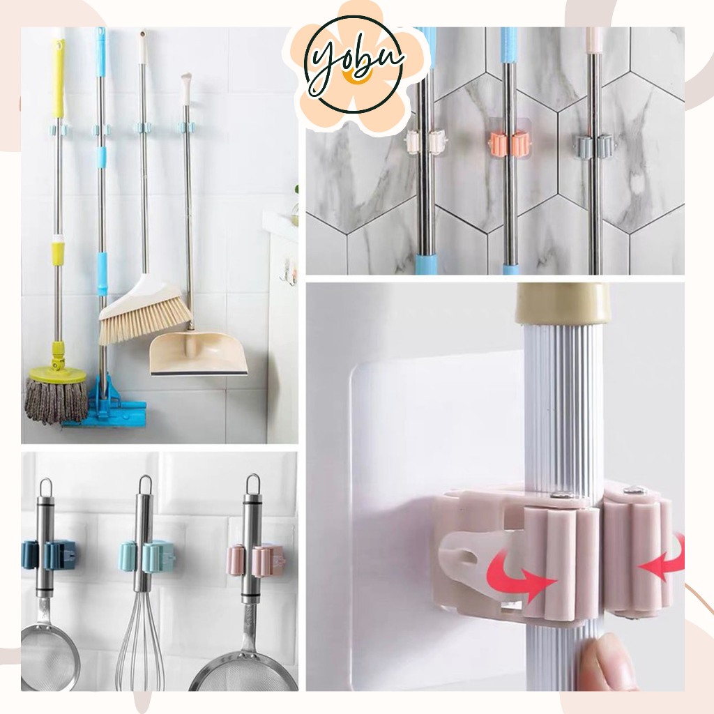 Jual Gantungan Sapu Mop Hanger Gantungan Tempel Sapu & Pel YB-0207 ...