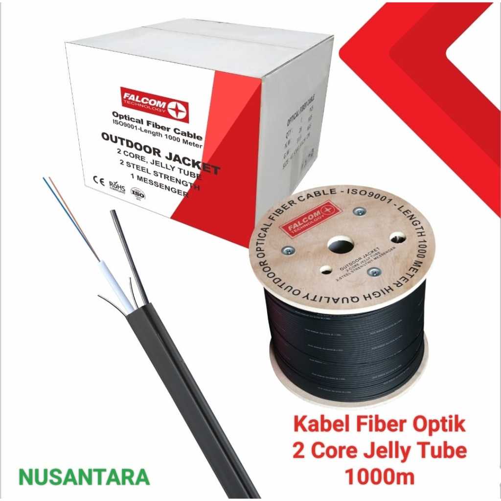 Jual Kabel Fiber Optik JELLY TUBE 2CORE 3 SELING 1000M | Shopee Indonesia