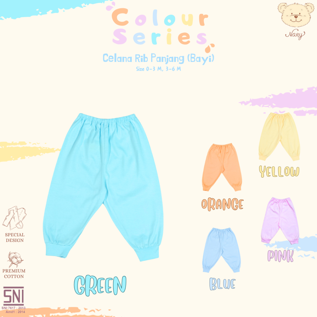 Jual NARY Colour Series - Celana Bayi - Celana Panjang 0-6 bulan (1 pcs ...