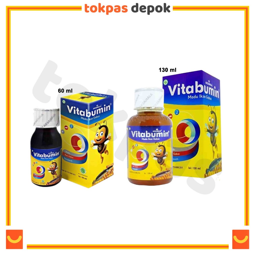 Jual Vitabumin Madu Albumin Ikan Gabus / Madu Anak Vitabumin 60ml & 130ml | Shopee Indonesia
