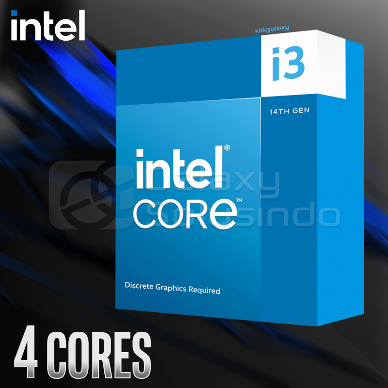 Jual Intel Core i3-14100F 4 Core 8 Threads LGA1700 Raptor Lake | Shopee ...