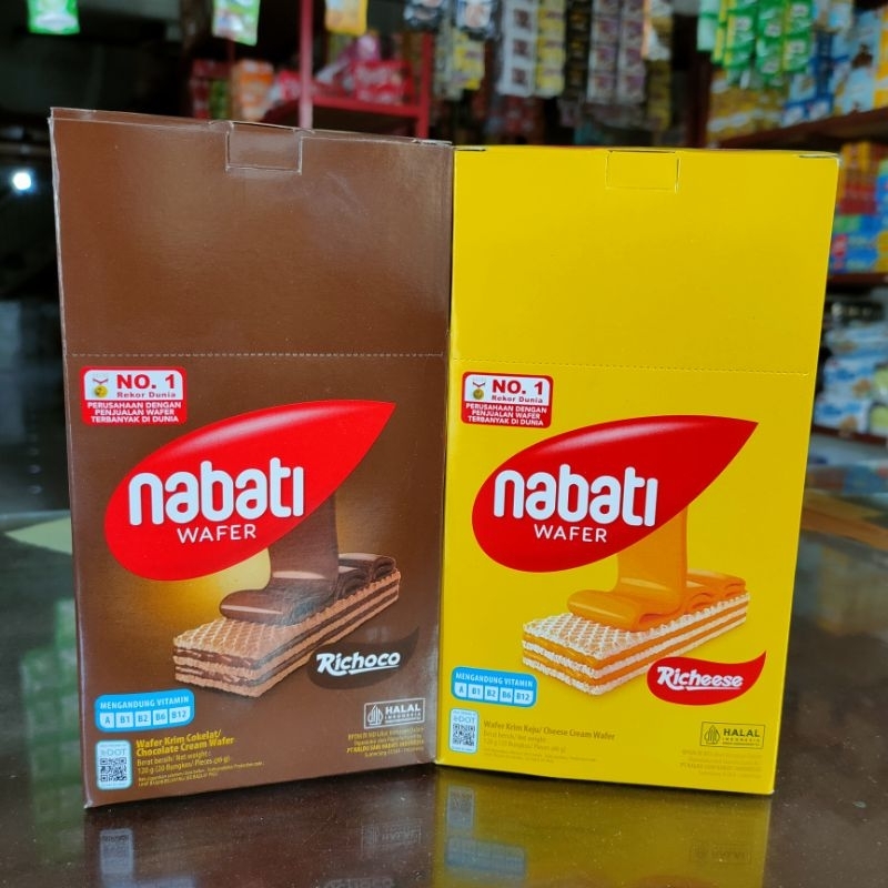 Jual Nabati wafer box / Nabati Box isi 20 @6 gram | Shopee Indonesia