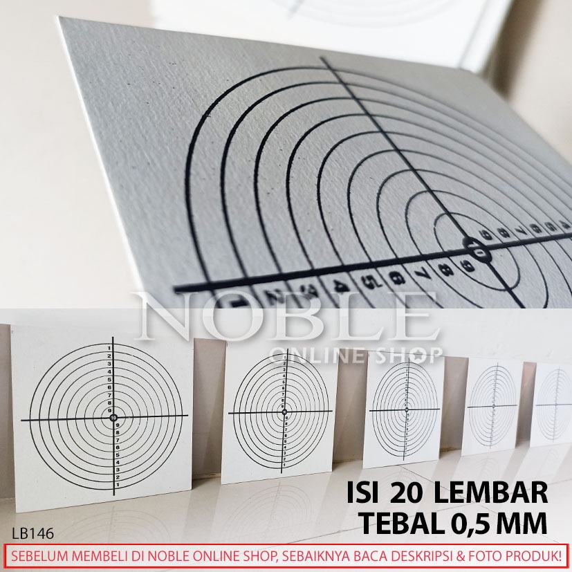Jual Kertas Target Menembak Olahraga Latihan Hobi Bidikan Sasaran ...