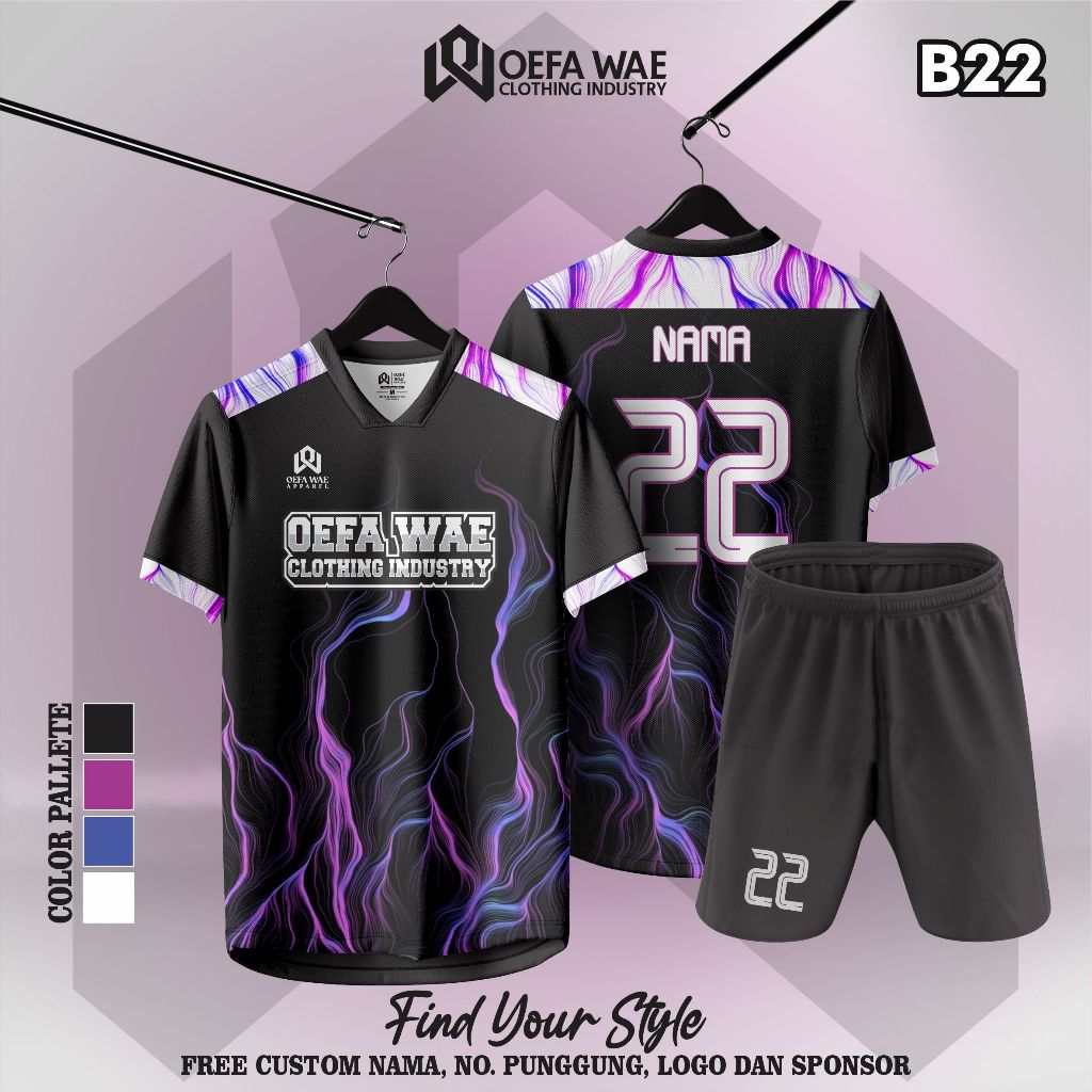 Jual Oefa Wae Apparel - Jersey Futsal / Sepakbola Custom - Dryfit ...