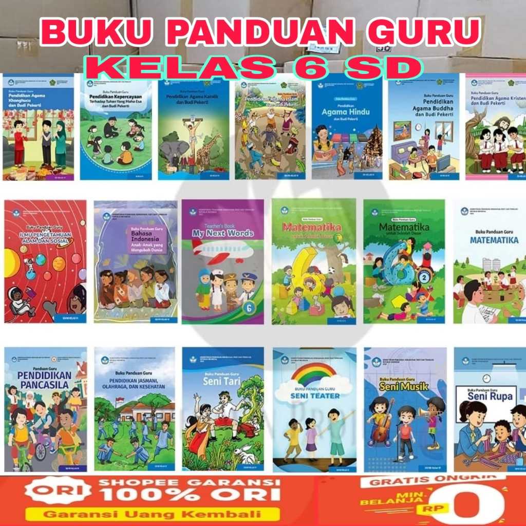 Jual Buku Panduan Guru Kelas 6 SD / MI Kelas VI Kurikulum Merdeka - Buku Guru SD Kelas VI ...