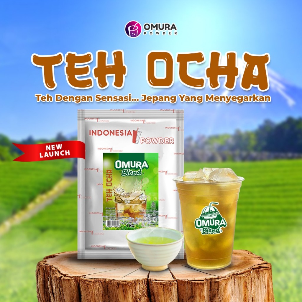 Jual BLEND Bubuk Minuman Premium Rasa Teh Ocha Jepang Mix Gula 1 Kg ...